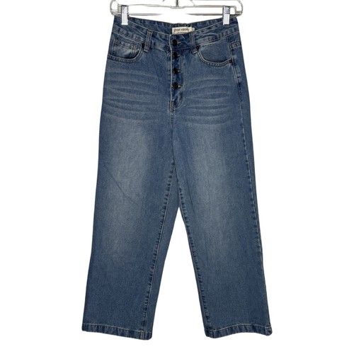Great Smoky Los Angeles Jeans Junior 5 Blue High Rise Wide Great Smoky Los Angeles Jeans Junior 5 Blue High Rise Wide