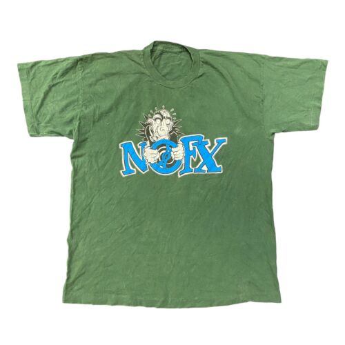 Vintage 1993 NOFX White Soul Doubt Tour T-Shirt Size XL Rare Vintage 1993 NOFX White Soul Doubt Tour T-Shirt Size XL Rare