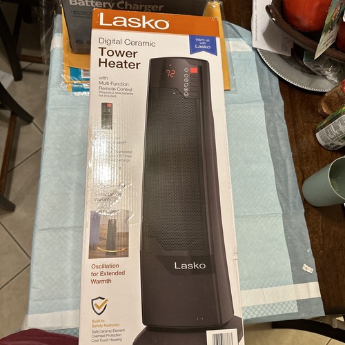 Black | Lasko Ct22835 1500w Oscillating Ceramic Tower Space Heater Black | Lasko Ct22835 1500w Oscillating Ceramic Tower Space Heater