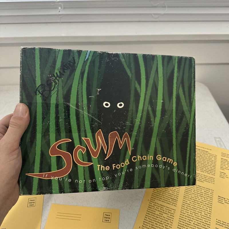 Scum: The Food Chain Game (1996) Board Game – Board Game Guys