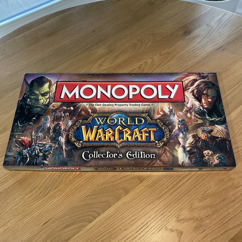 Monopoly: World of Warcraft Collector’s Edition (2012) Board Game ...