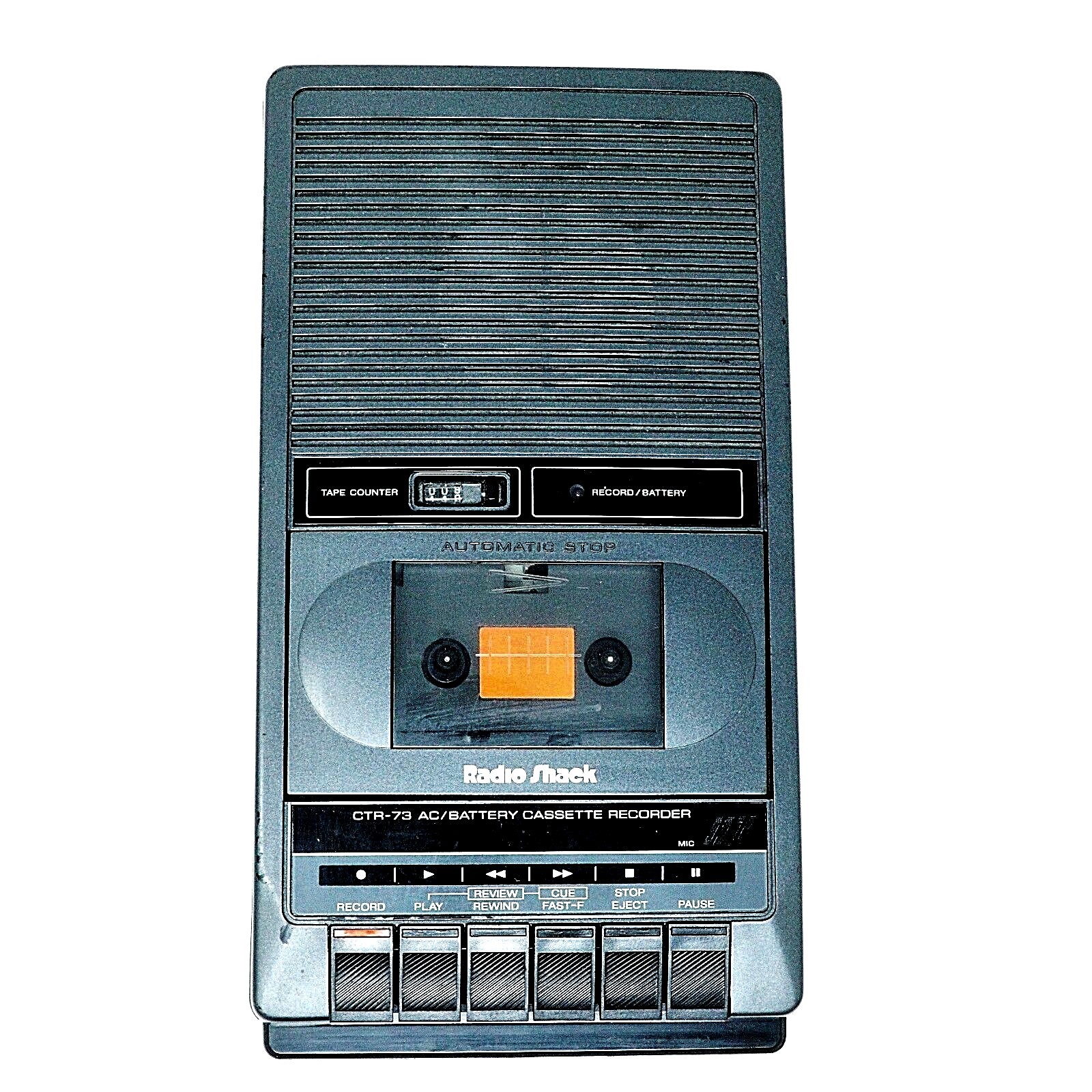 Realistic CTR-73 Radio Shack Portable Cassette Tape Player