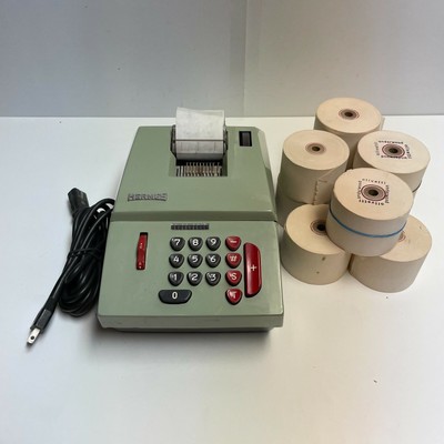 Cash Register, Adding Machines - Vintage Hermes Adding Machine