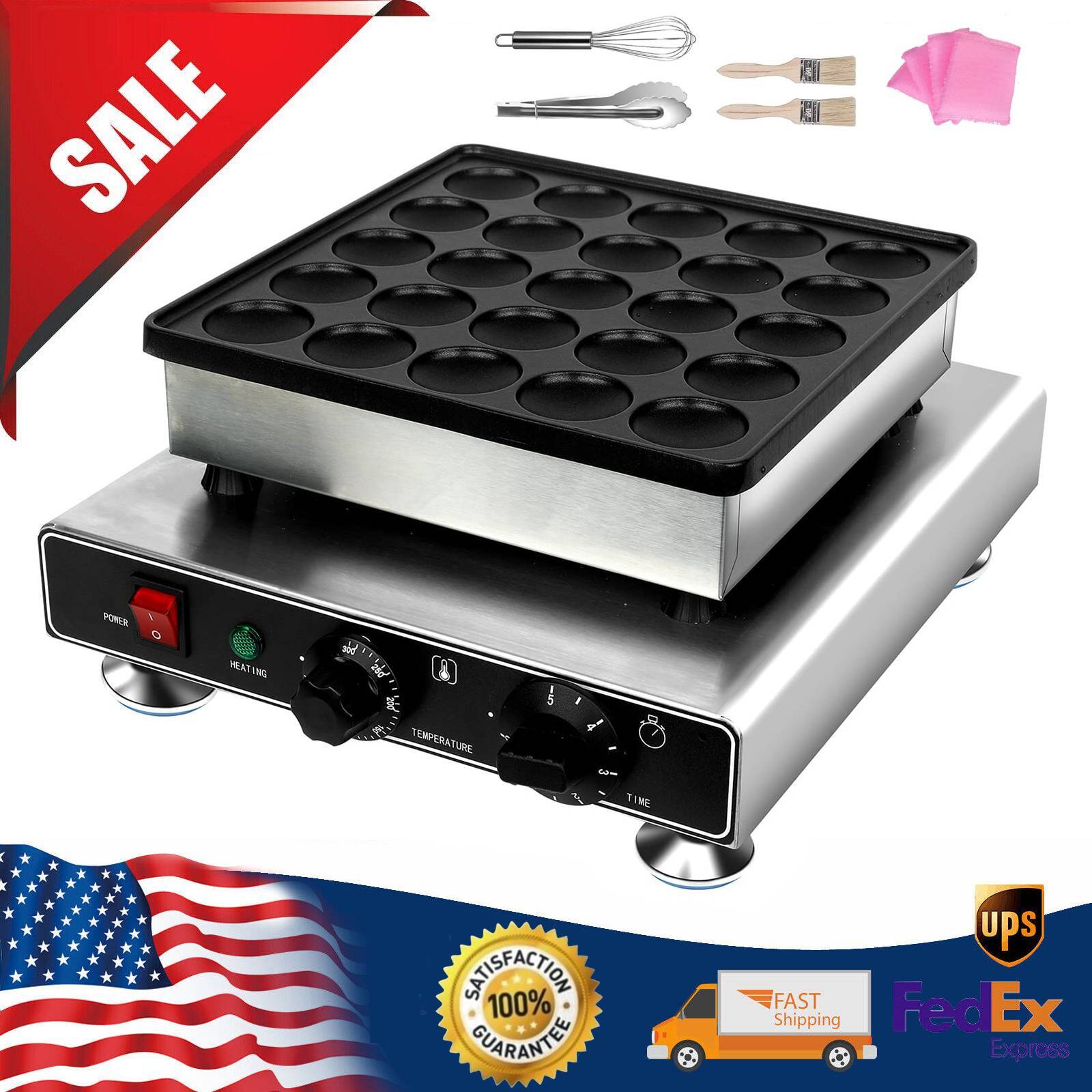25 Holes Electric | Commercial Pancake Maker