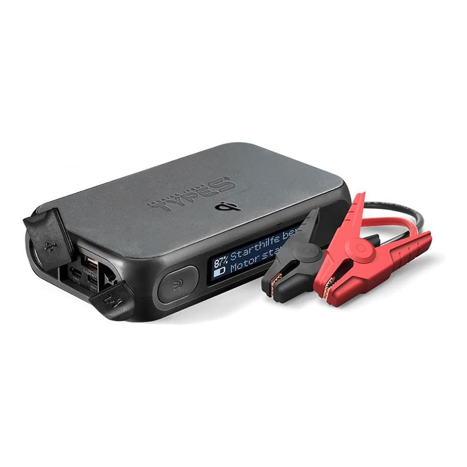 Type s 12v jump starter & 8000mah portable power bank store