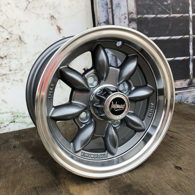 SET OF 4 NEW 10" SUPERLITE MINI LITE WHEELS SUIT LEYLAND MINI | Wheels ...