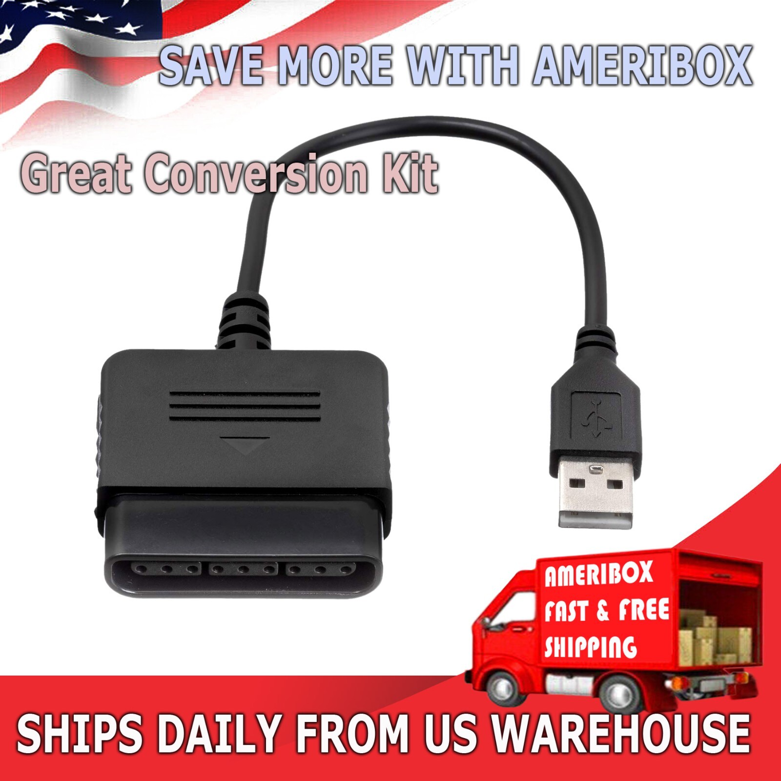 USB PS2 PS3 Sony PlayStation 2 3 2 090 235613767529