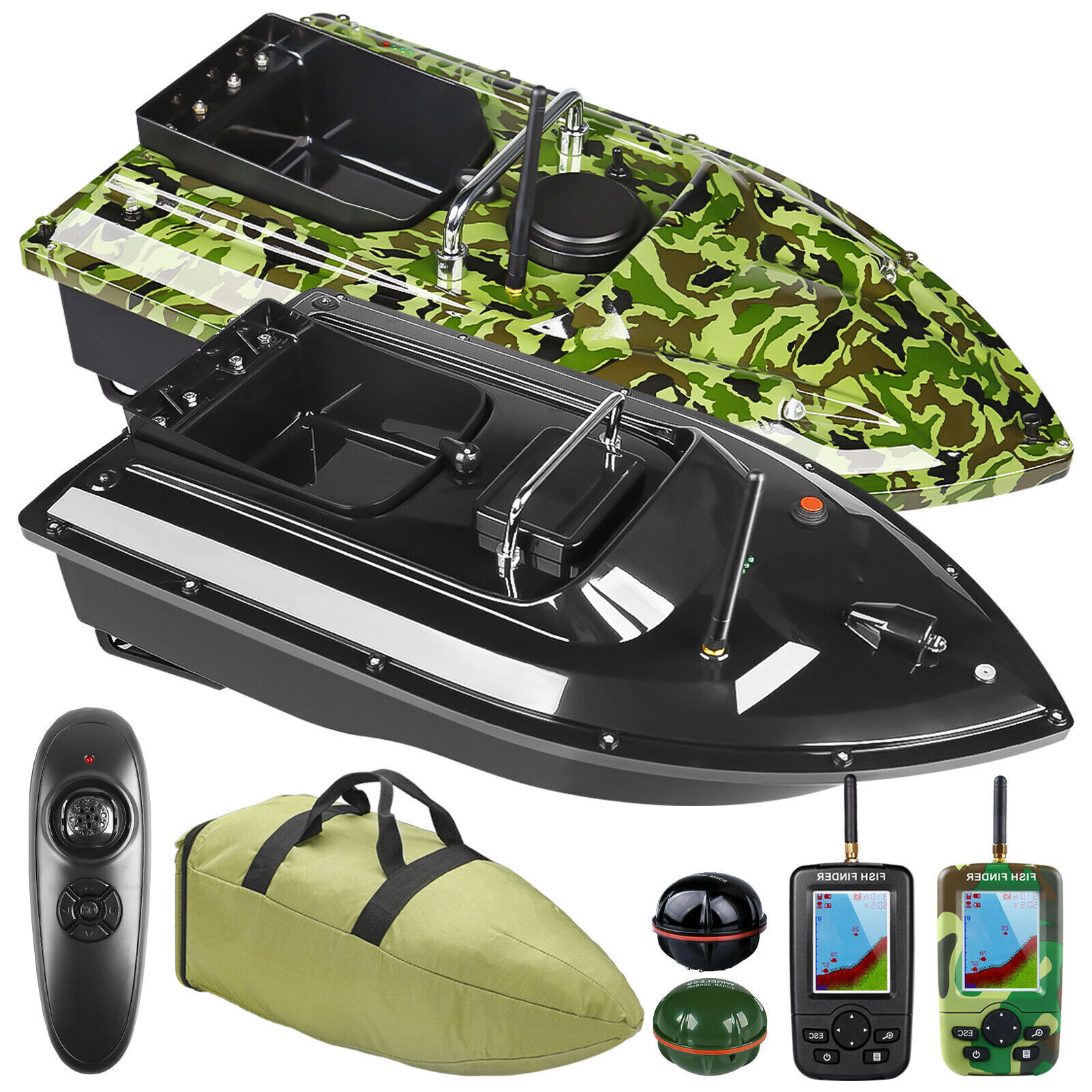 Fishing Bait Boat Carp Fishing Hook&Bait Carry Boat,Fishfinder with ...