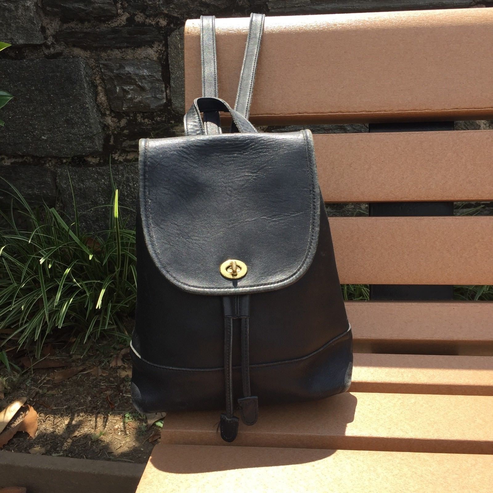 Vintage Coach® Large Daypack - Black | eBay Vintage Coach® Large Daypack - Black | eBay