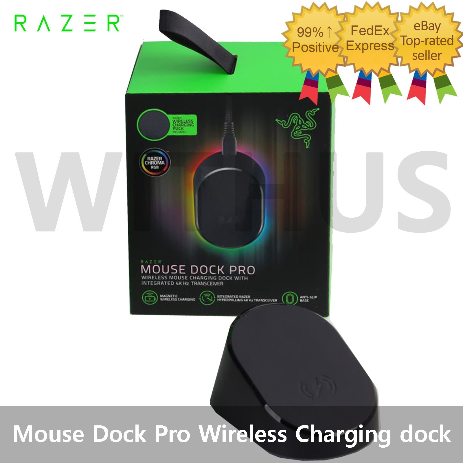 Razer Mouse Dock Pro Wireless Mouse Charging dock Fit Baslisk V3 PRO Razer Mouse Dock Pro Wireless Mouse Charging dock Fit Baslisk V3 PRO