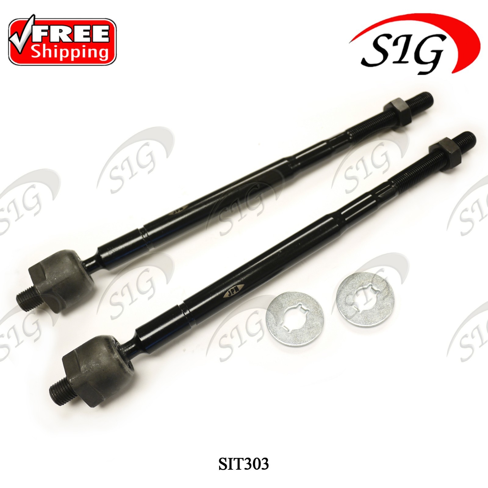 Front Left & Right Inner Steering Tie Rod Ends for Toyota RAV4 1996 ...