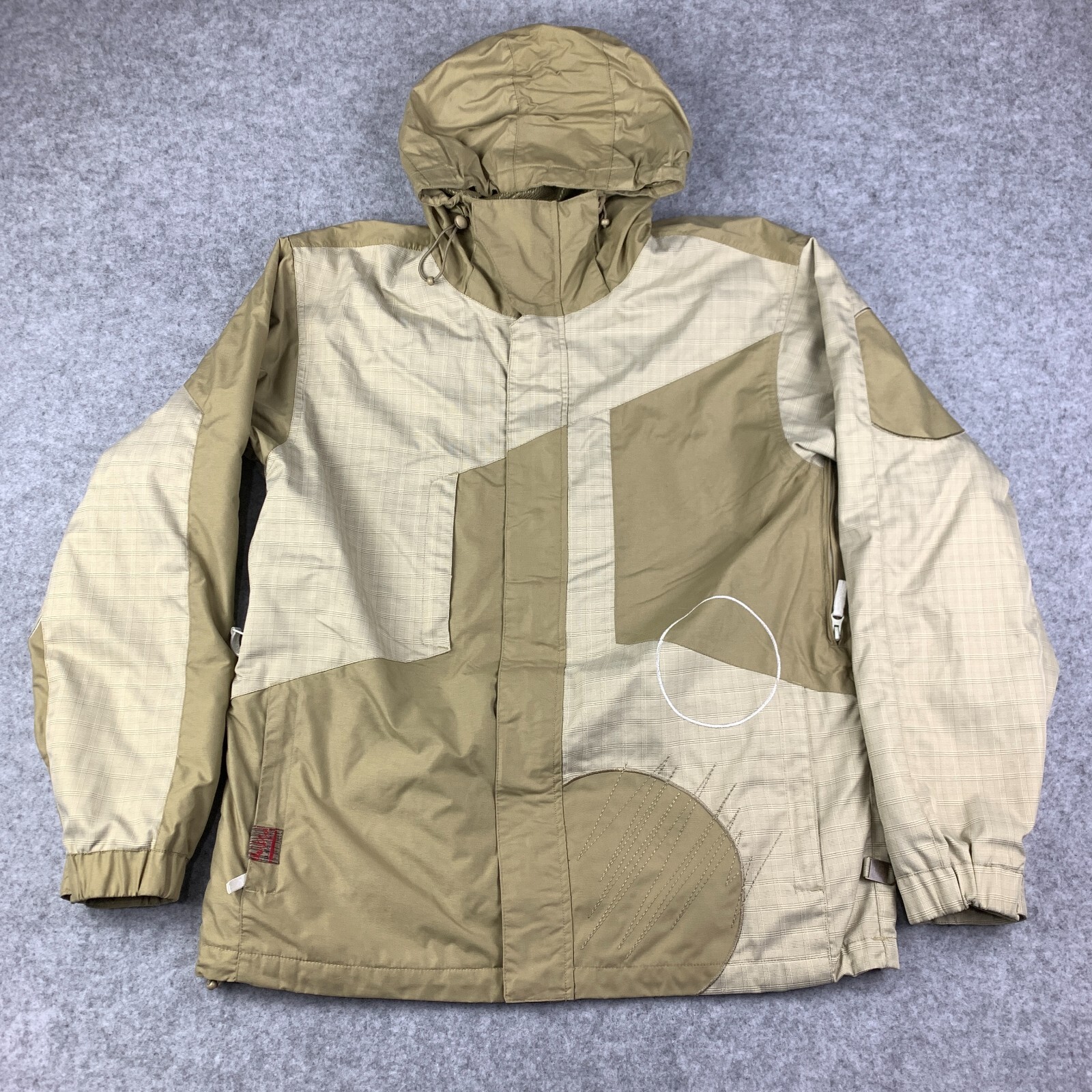 Vintage Quiksilver Jacket Men Medium Tan Snow 5000 Vintage Quiksilver Jacket Men Medium Tan Snow 5000
