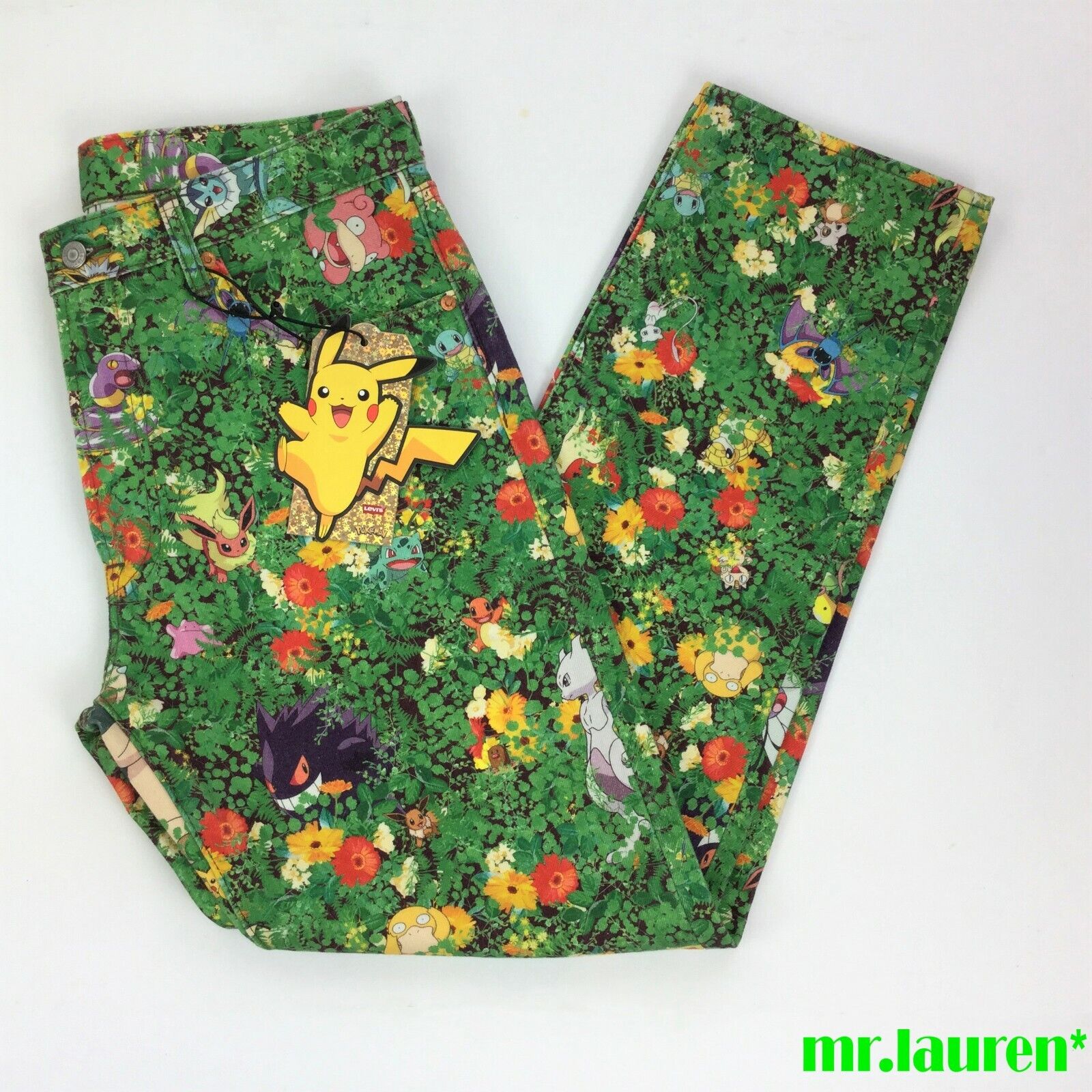 Levi's Levis Men 551 Z Limited Edition LE Pokemon Pikachu Levi's Levis Men 551 Z Limited Edition LE Pokemon Pikachu