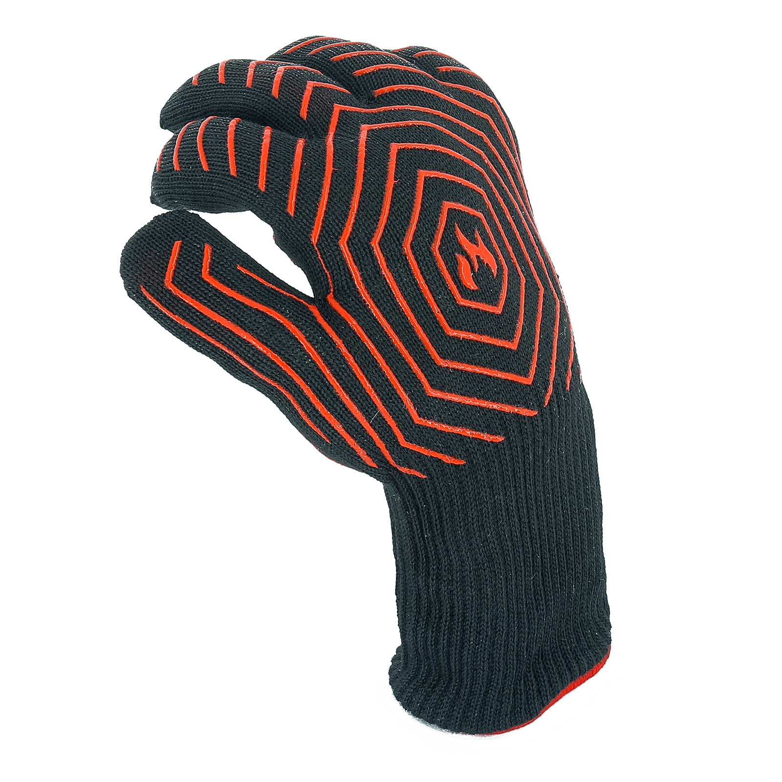 Extreme Heat Resistant BBQ Oven Gloves 500°C Pot Holder Cooking Mitts ...