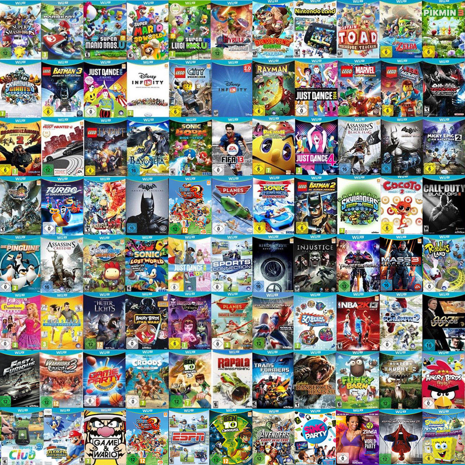 Nintendo Wii U Spiele Test Vergleich +++ Nintendo Wii U Spiele günstig ...