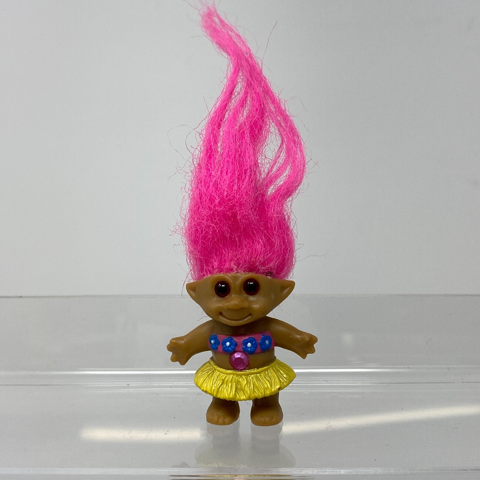 Vintage Troll Doll TREASURE TROLL Gemstone Belly Jewels Mini ACE ...