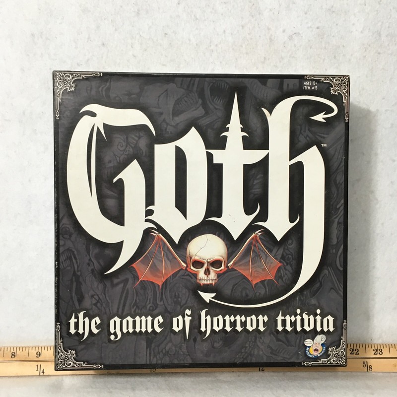 Goth: The Game of Horror Trivia (2002) Board Game – Board Game Guys