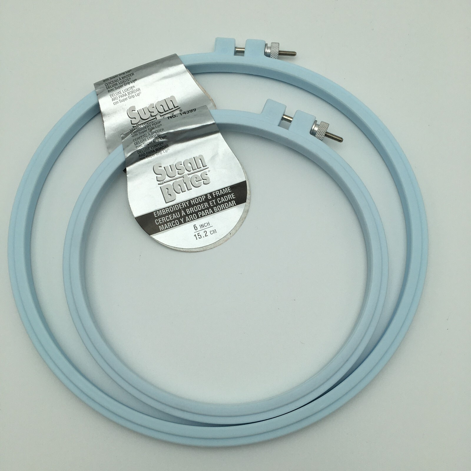 Susan Bates Embroidery Hoop & Frame Blue 8" & 6" 2 PC LotのeBay公認海外通販｜セカイモン
