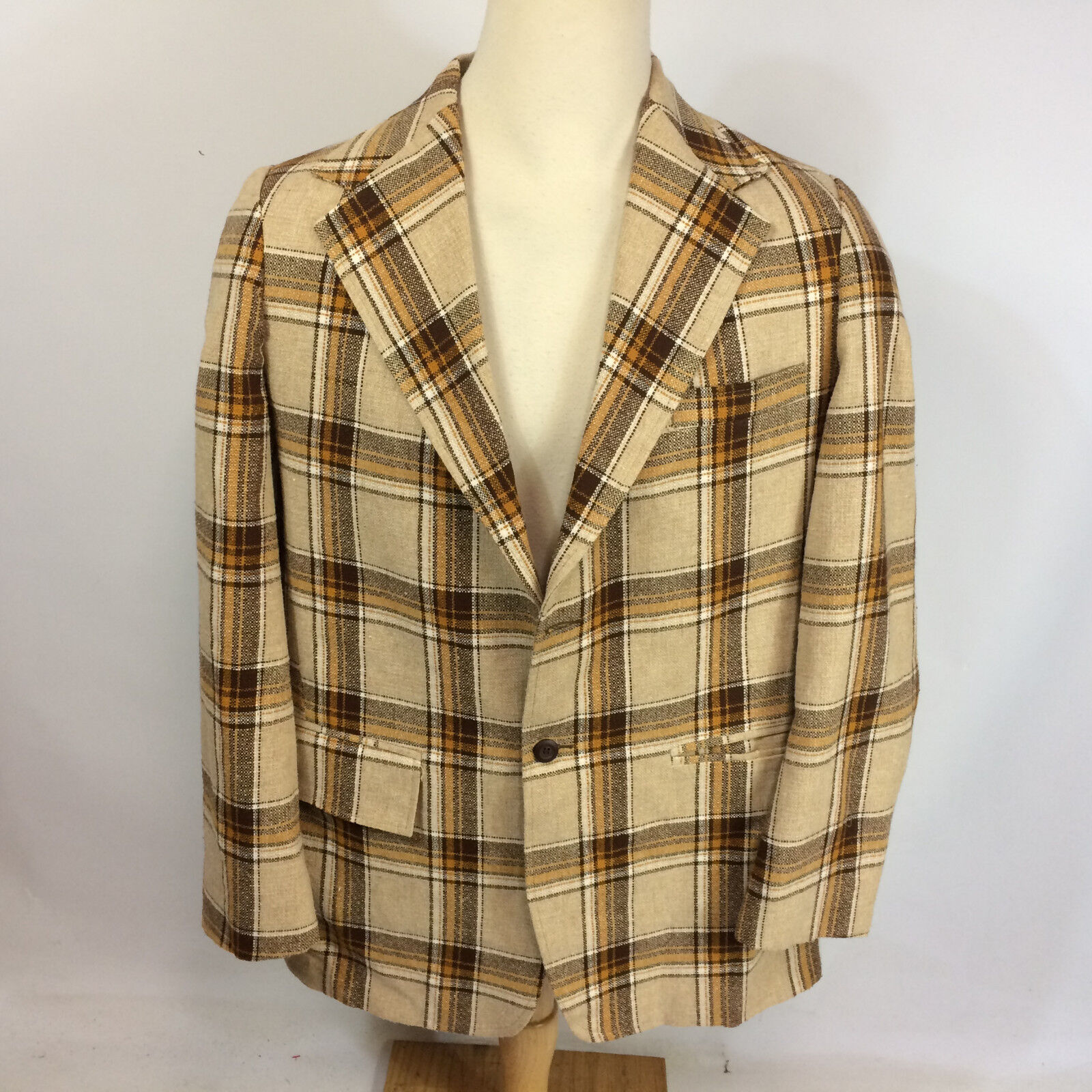 Vintage Mod 60s 70s Sports Coat Jacket Retro Atomic Disco Vintage Mod 60s 70s Sports Coat Jacket Retro Atomic Disco