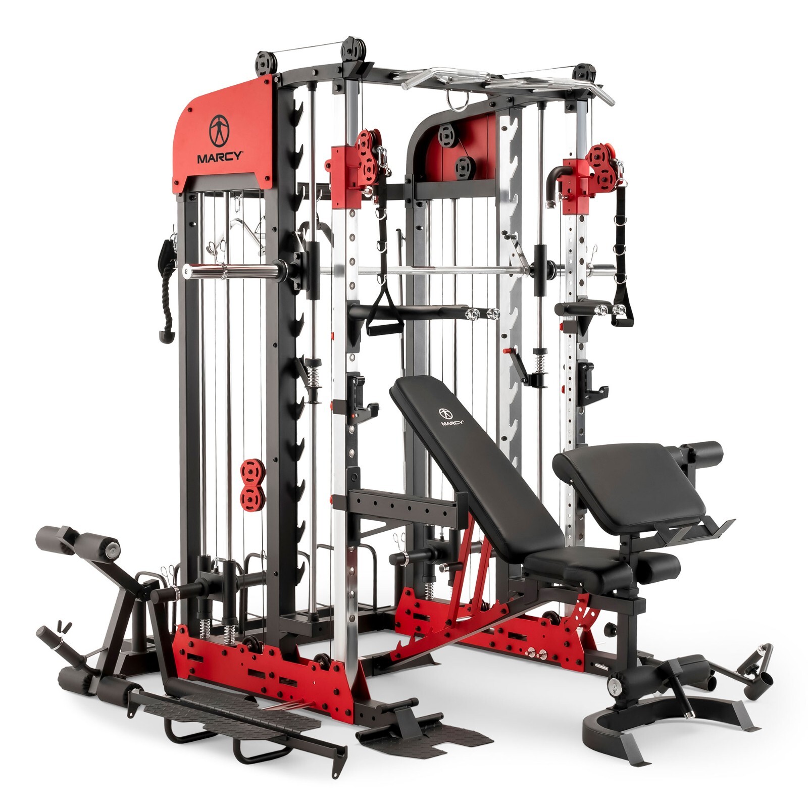 Deluxe Smith Cage Home Gym SM-7553 Weight Training Circuit Deluxe Smith Cage Home Gym SM-7553 Weight Training Circuit