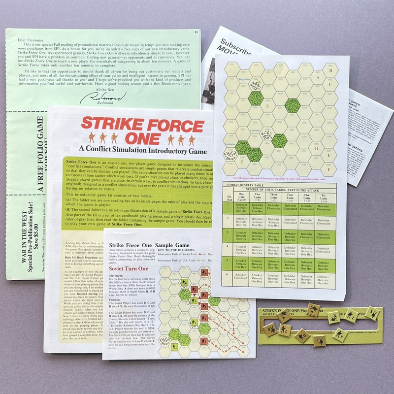 Strike Force One: The Cold War Heats Up – 1975 (1975) – Board Game Guys