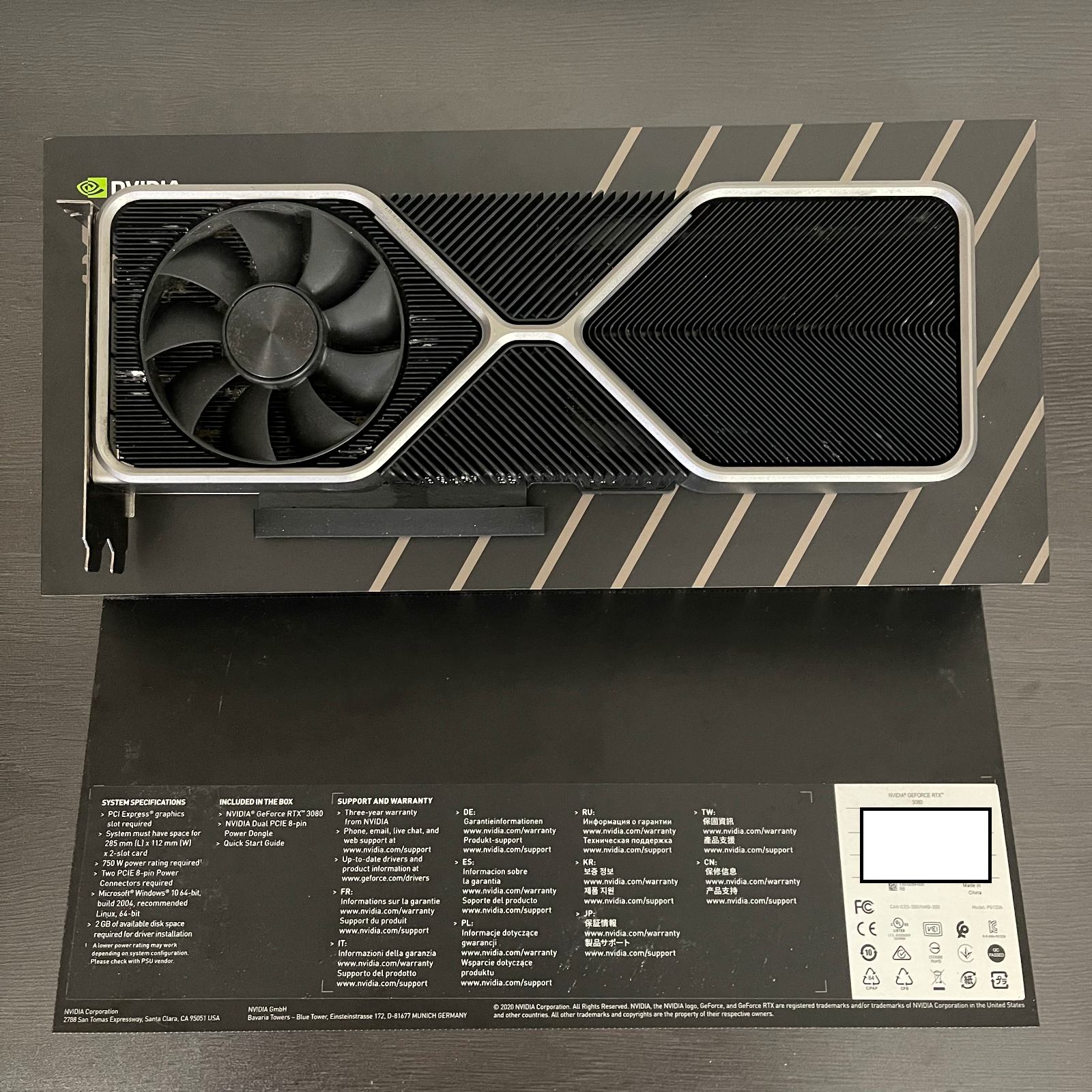 低価格の NVIDIA Card Graphics Edition Founders FE 3080 RTX 低価格の NVIDIA Card Graphics Edition Founders FE 3080 RTX