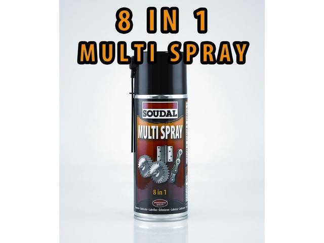 SOUDAL MULTI SPRAY RUST DISSOLVER LUBRICANT CLEANER CONTACT PENETRATING ...
