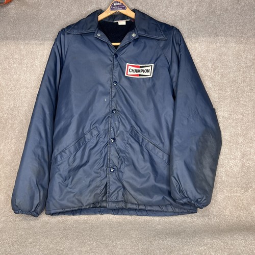 Vintage 1960's CHAMPION Spark Plug Windbreaker Jacket - Racing jacket ...