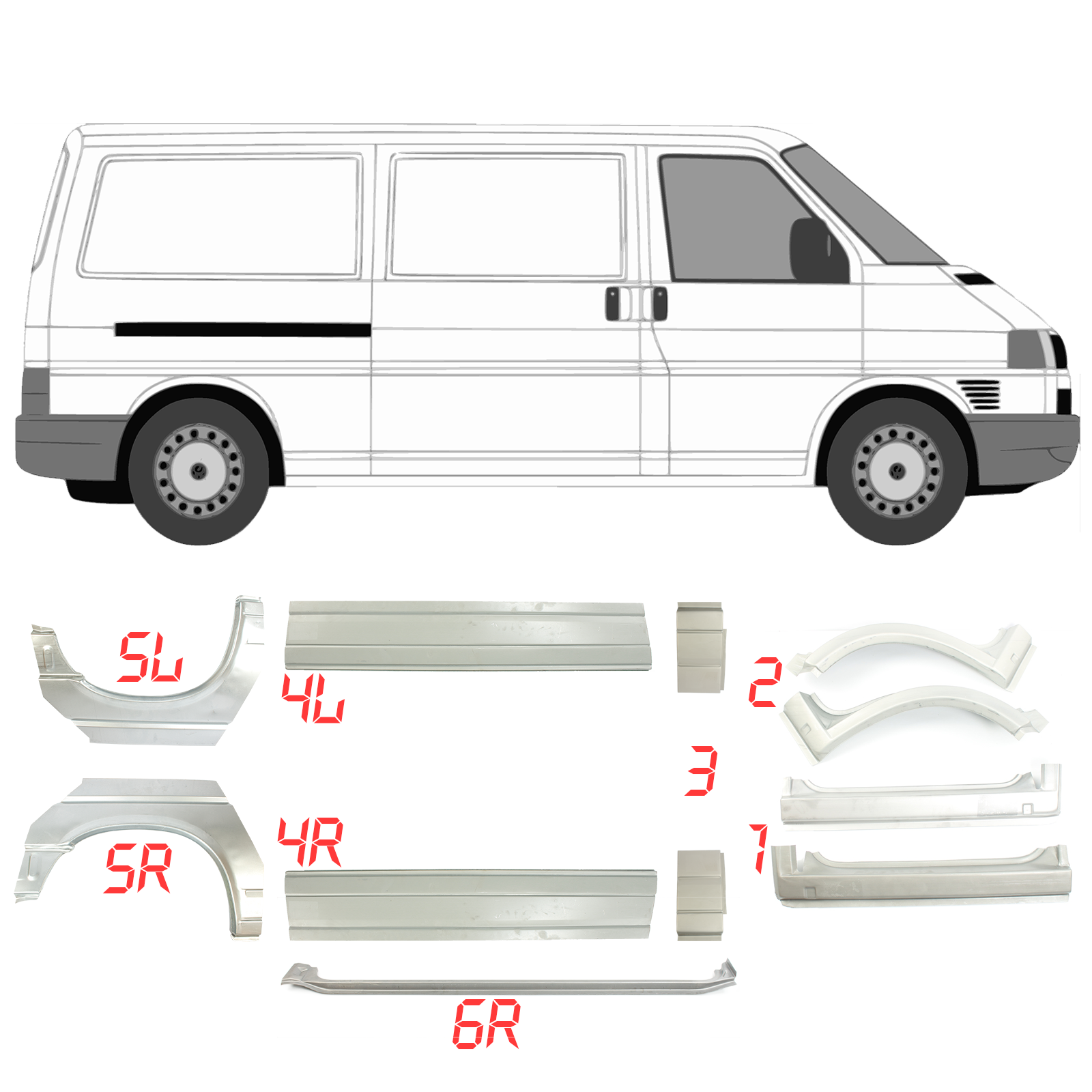 Vehicle Parts & Accessories NEW VOLKSWAGEN TRANSPORTER T5 GEARSHIFT ...