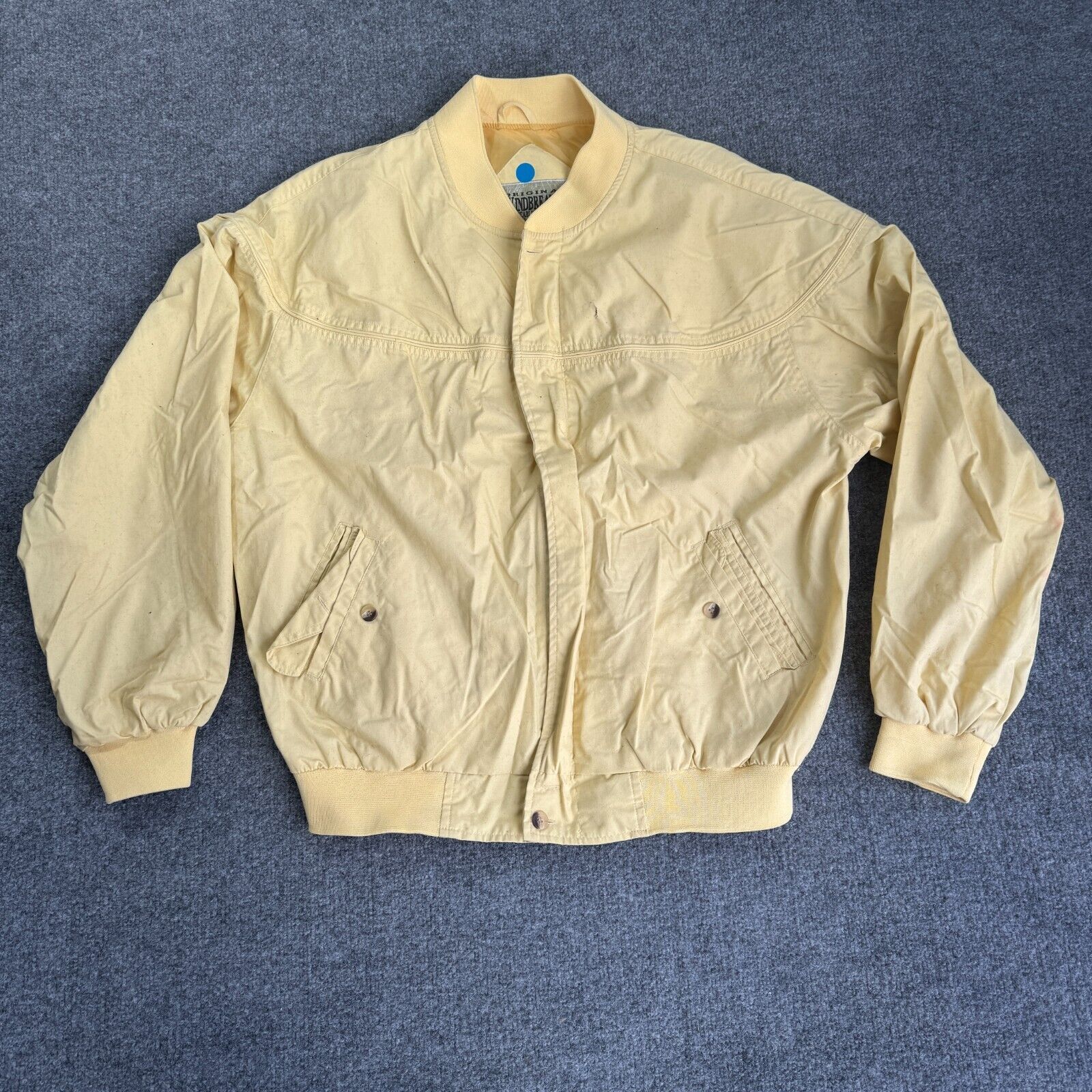 Vintage Original Windbreaker Established 1915 Jakcet Full Vintage Original Windbreaker Established 1915 Jakcet Full