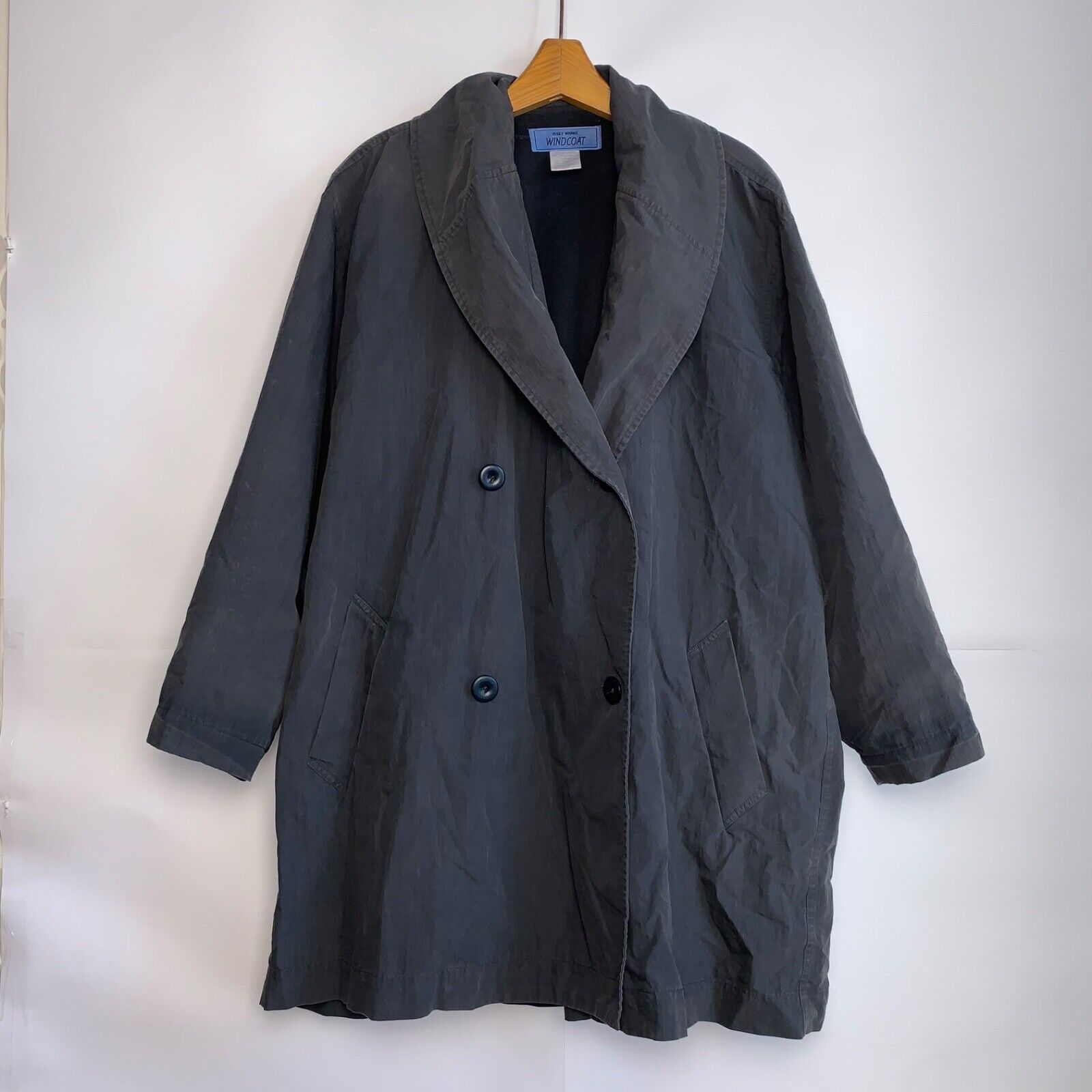 ISSEY MIYAKE WINDCOAT 1980s 1990s VINTAGE BIG SILHOUETTE ISSEY MIYAKE WINDCOAT 1980s 1990s VINTAGE BIG SILHOUETTE