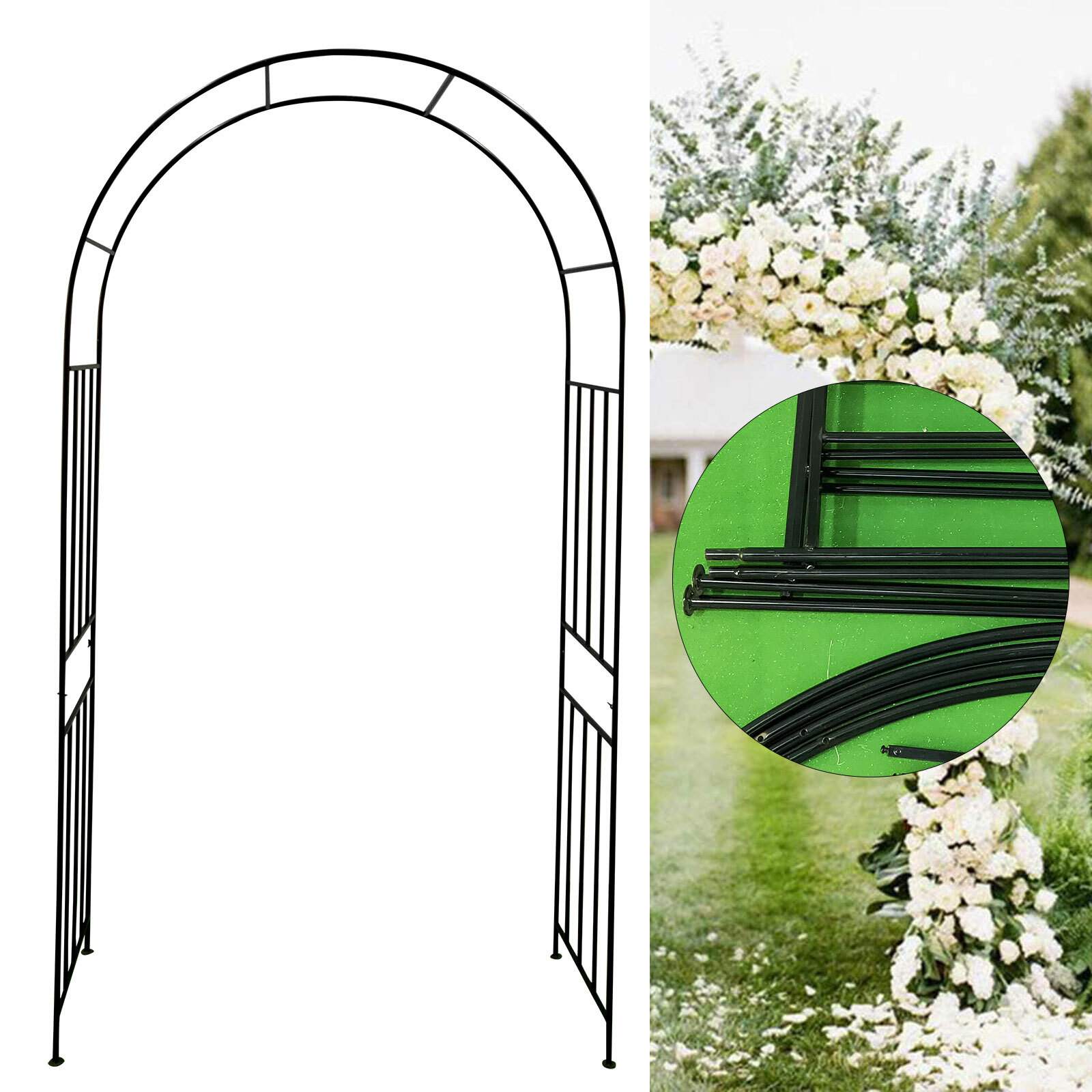 Rosenbogen Rankhilfe Rankgitter Gartentor Torbogen Spalier Pergola ... Rosenbogen Rankhilfe Rankgitter Gartentor Torbogen Spalier Pergola ...