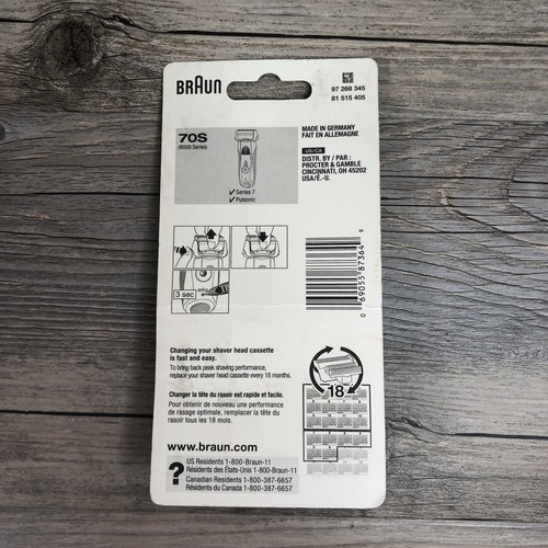 Head New Sealed | Braun Series 7 Cassette 70s Pulsonic Shaver