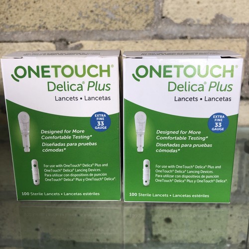 Купить Ланцет OneTouch 200 One Touch Delica Plus Lancets Extra Fine 33 ...