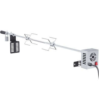 VEVOR Universal Grill Rotisserie Kit BBQ Roaster 32"/39" Spit Rod Elec | Pricetronic