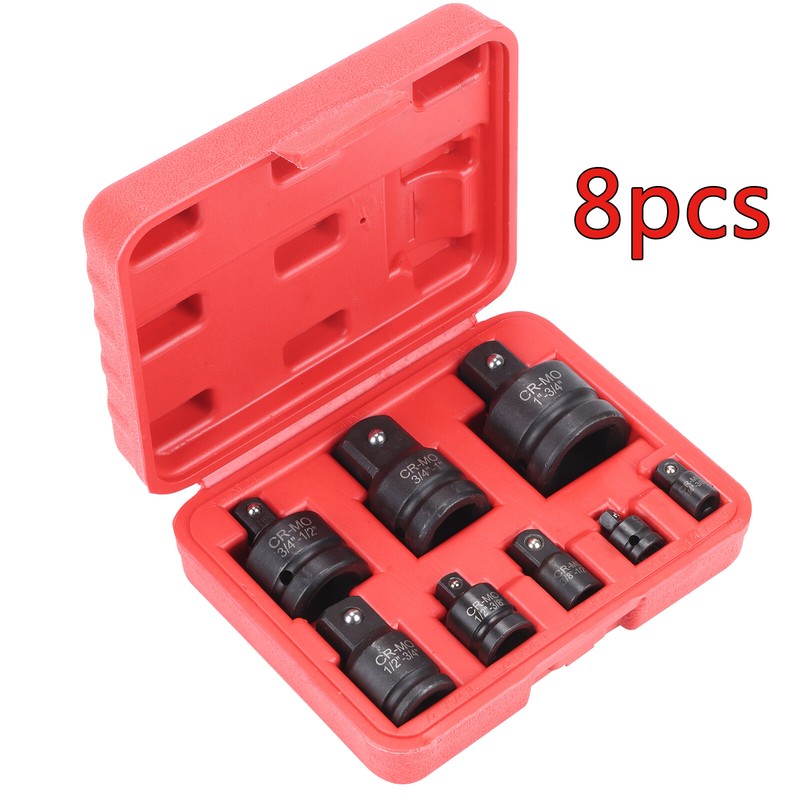 Impact Tools Socket Adaptor Converter Set From To 1/4" 3/8" 1/2" 3/4" 1 ...
