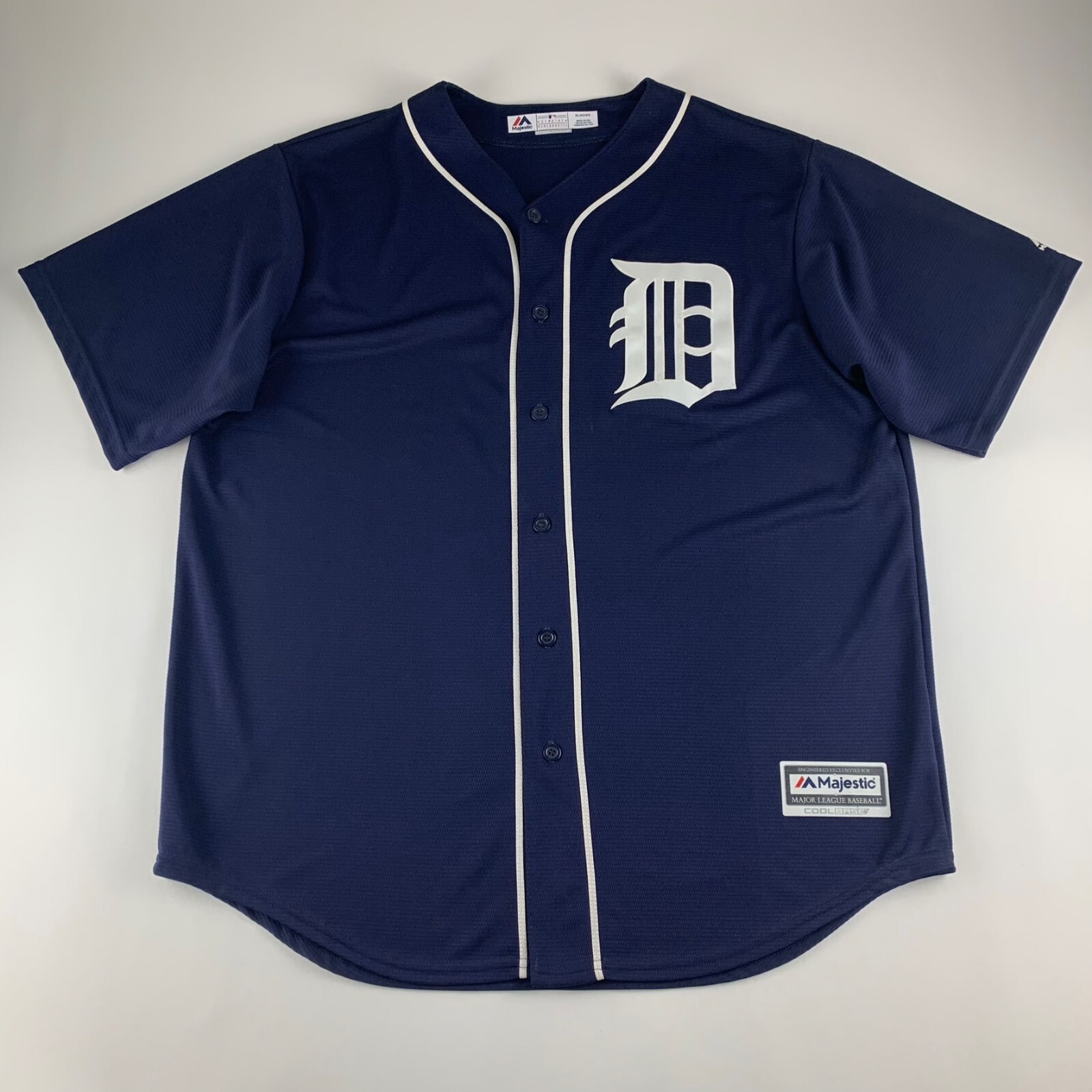 Detroit Tigers MLB Navy Blue Majestic Cool Base Jersey Mens XLのeBay公認海外通販｜セカイモン