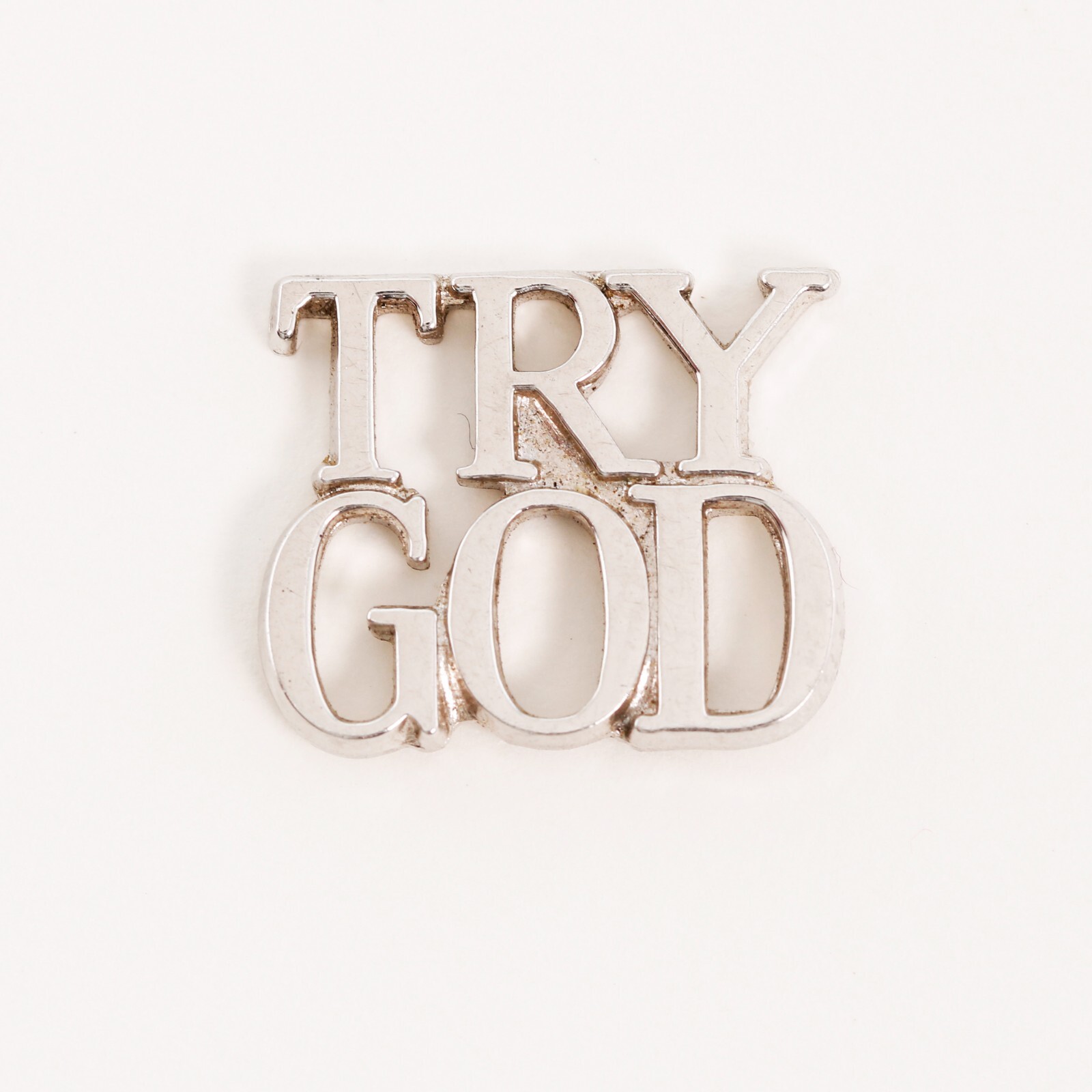 TIFFANY & CO. STERLING SILVER TRY GOD TIE TACK / LAPEL PINのeBay公認海外通販｜セカイモン