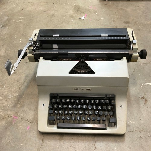 Imperial typewriter photos of Imperial 80 by year then serial number by ...