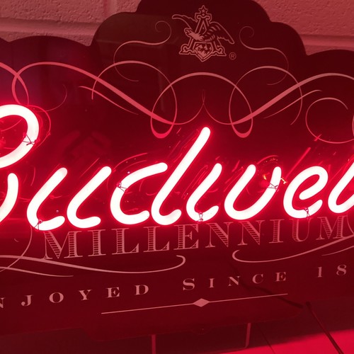 X | Budweiser Millennium Neon Sign X | Budweiser Millennium Neon Sign