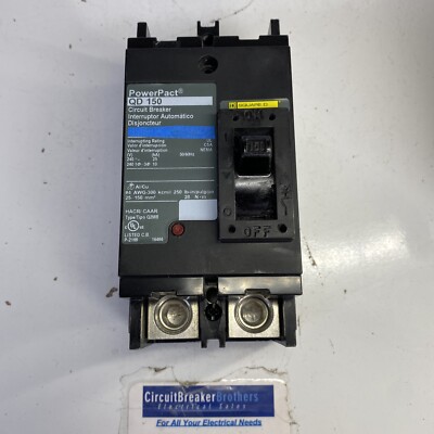 Circuit Breakers - Square D 150 Amp