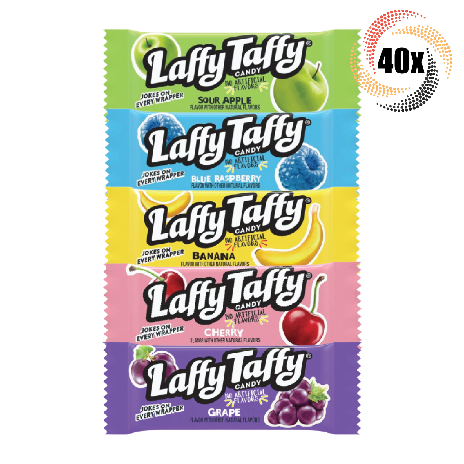 40x Pieces Laffy Taffy Variety Flavor Taffy Candy Pieces Mix Match Flavors eBay