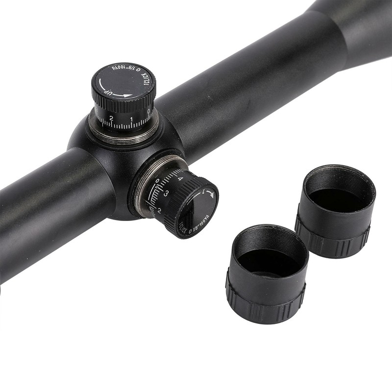 Mil Dot Rifle Scope Pinty 6-24X50 Adjustable Objectives Illuminated Ra ...