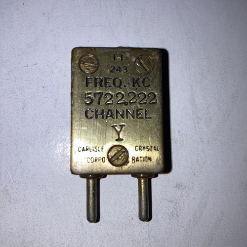 CARLISLE CRYSTAL FOR BC-733-A RECEIVER HAM MILITARY RADIOのeBay公認海外通販｜セカイモン