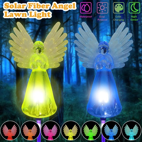 Garden Yard Patio | Solar Powered Angel Lights