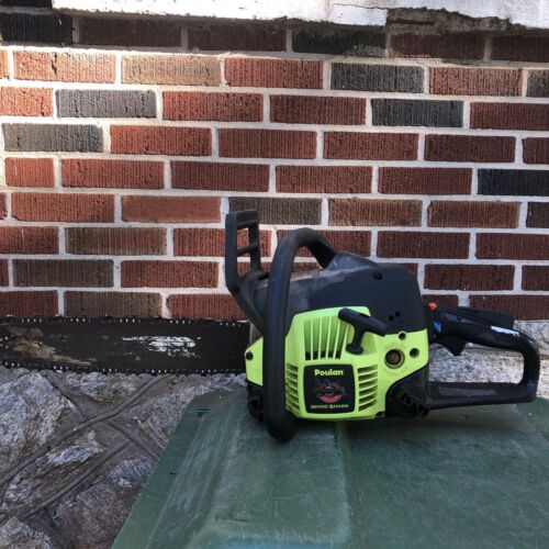 Poulan Wood Shark Chainsaw Model P3314WSA 33cc Powers On Well Pls Read eBay