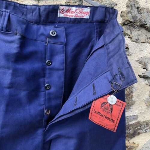 NOS Vintage French MOLESKIN Work Wear Chore Pants Trousers NOS Vintage French MOLESKIN Work Wear Chore Pants Trousers