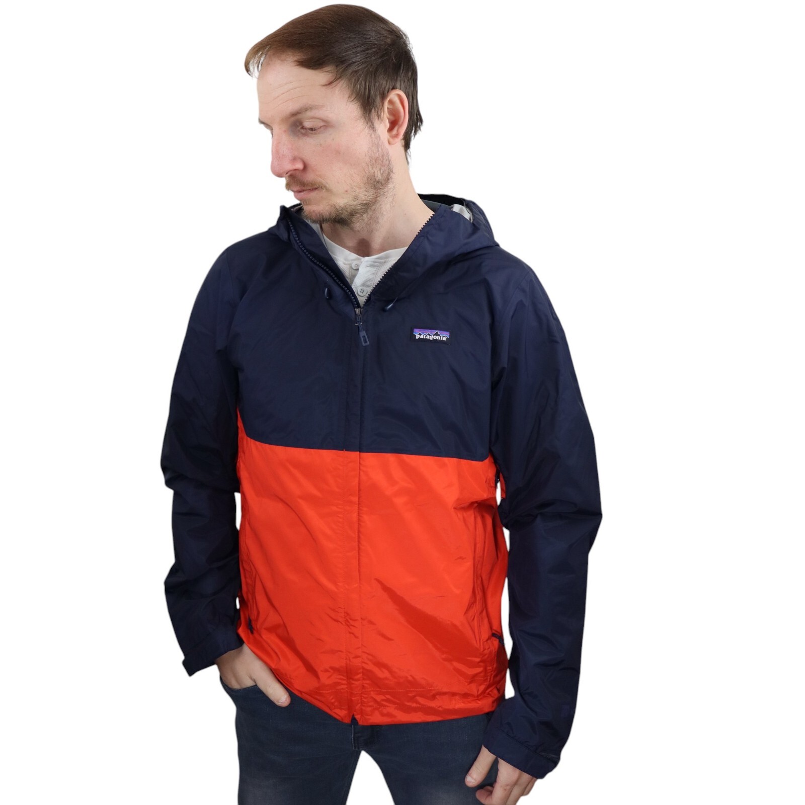 Patagonia Torrentshell 3L H2No Rain Coat Hooded Jacket Mens Patagonia Torrentshell 3L H2No Rain Coat Hooded Jacket Mens