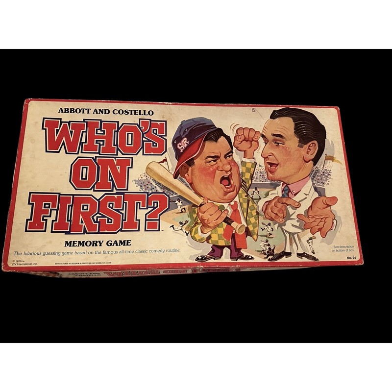 Who’s on First? (1978) – Board Game Guys