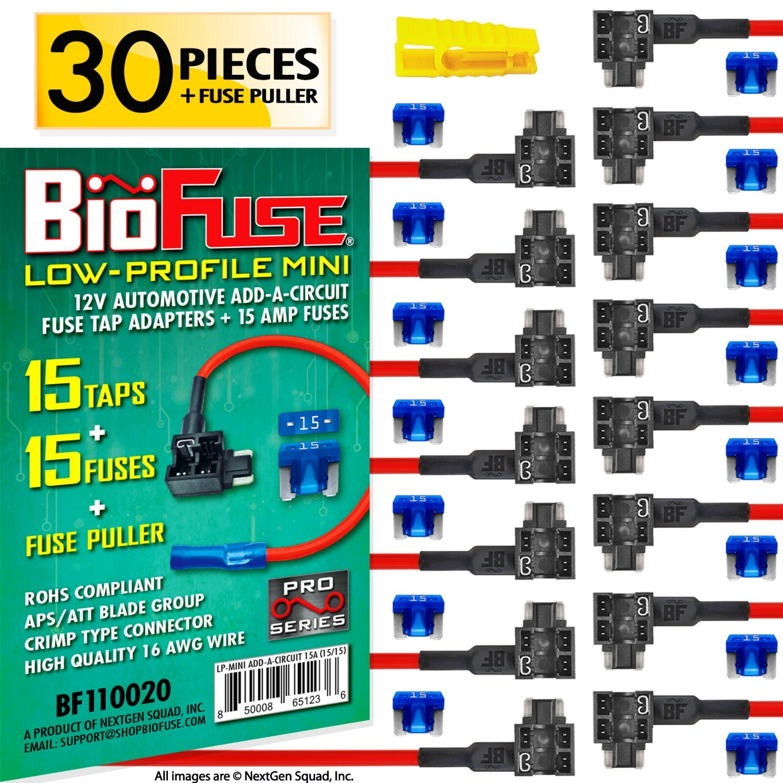 Купить Предохранители и держатели предохранителей BioFuse 30pc Add ...